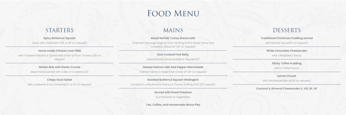 Christmas Parties in Essex | Three Rivers Club